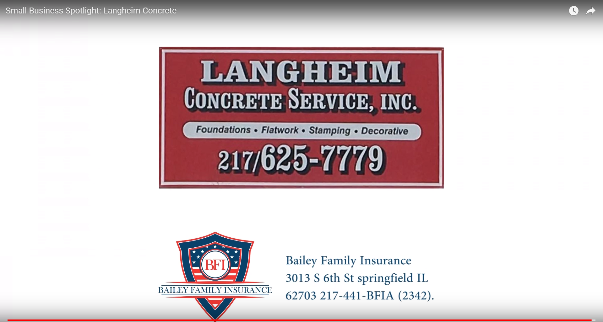 Small Business Spotlight: Langheim Concrete - Bailey Family Insurance